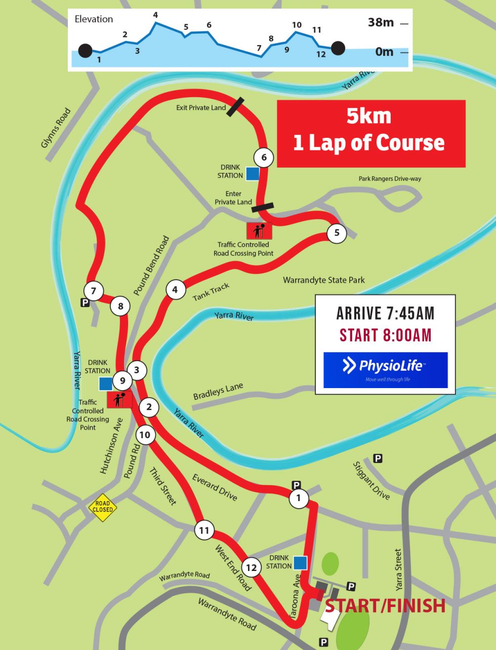 5KM COURSE | WCB Run Warrandyte